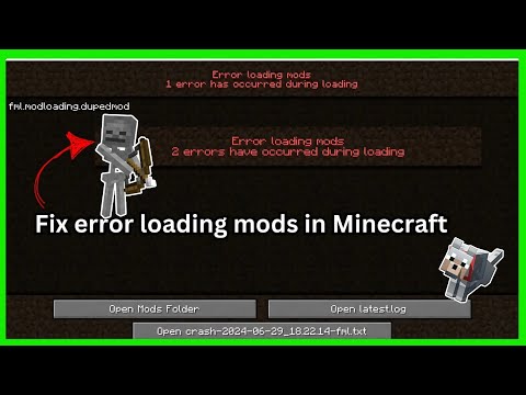 Fix "Error Loading Mods" in Minecraft (Forge/Fabric)