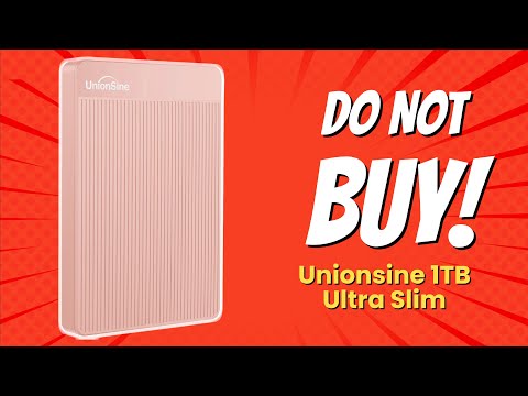 DON'T BUY UnionSine 1TB Ultra Slim Before Watching THIS! 😱 (6 Reasons)