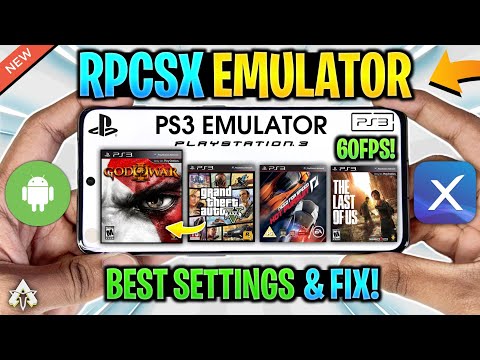 PS3 Emulator Android: RPCSX BEST Settings! Fix Lag/Crash & All Problems! | Play PS3 Games