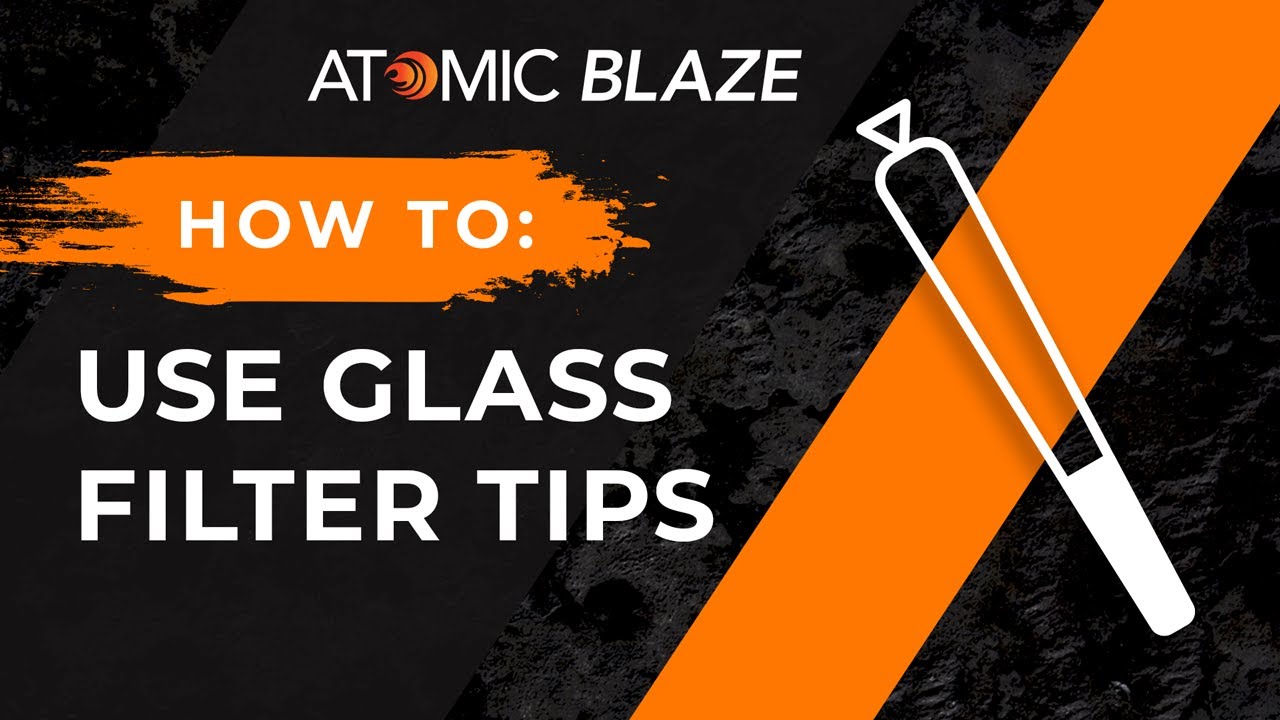 How to Use Glass Filter Tips for Smoking in Joints | Atomic Blaze Online Head Shop