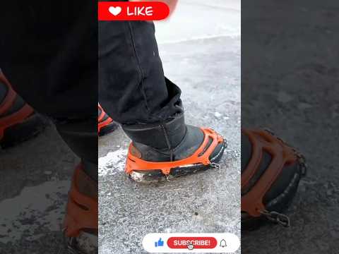 Easy to Wear Snow Crampons #shorts #lighter #shoes #viral #snowshoes #chain #gripers @lighterexpo