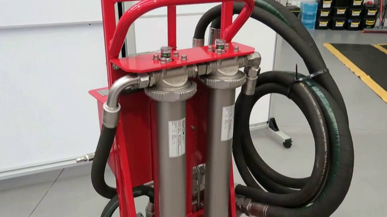 How to operate an Offline Filtration Trolley - Hydac OFTM