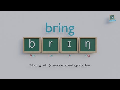 How to pronounce bring ?