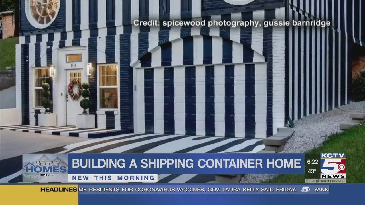 Missouri couple lives without mortgage in art gallery shipping container home