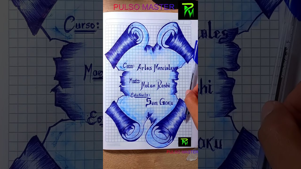 PORTADA FACIL PARA TU CUADERNO#SHORT#CONSEJOS#PORTADA