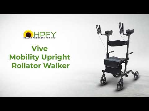 Vive Mobility Upright Rollator Walker | BEST ROLLATOR | Best walker in 2023 | HPFY