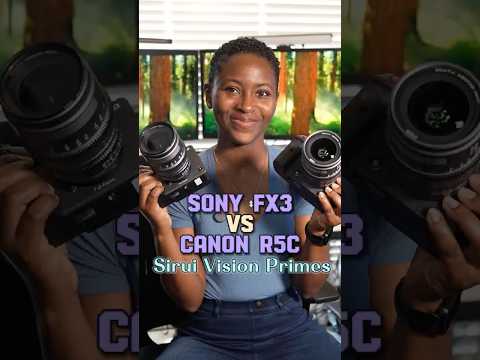 Sony FX3 vs Canon R5C Using the Sirui Vision Prime Lens – Let’s Compare