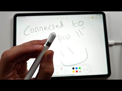 How To Connect Apple Pencil 1 to iPad Pro 11 Inch!
