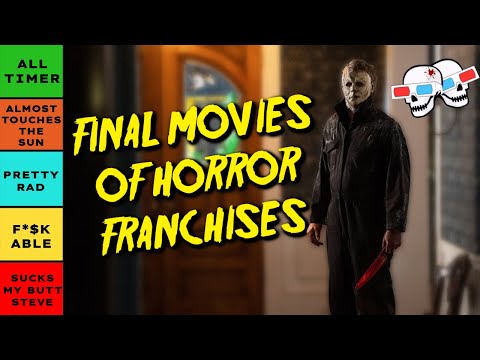 FINAL MOVIES of Horror Franchises Tier List Ranking LIVE