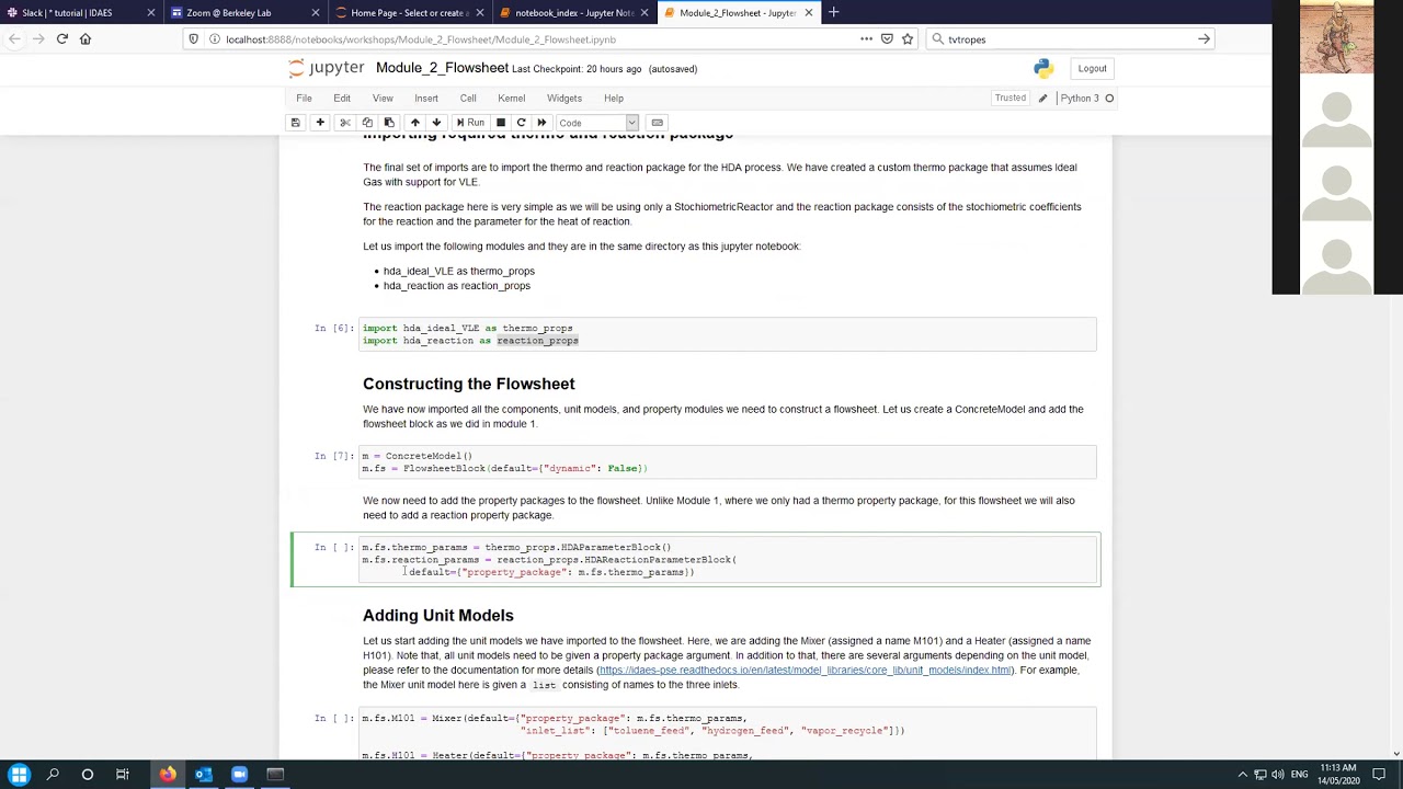IDAES-PSE Tutorial 3: Flowsheet Simulation, Optimization, and Visualization