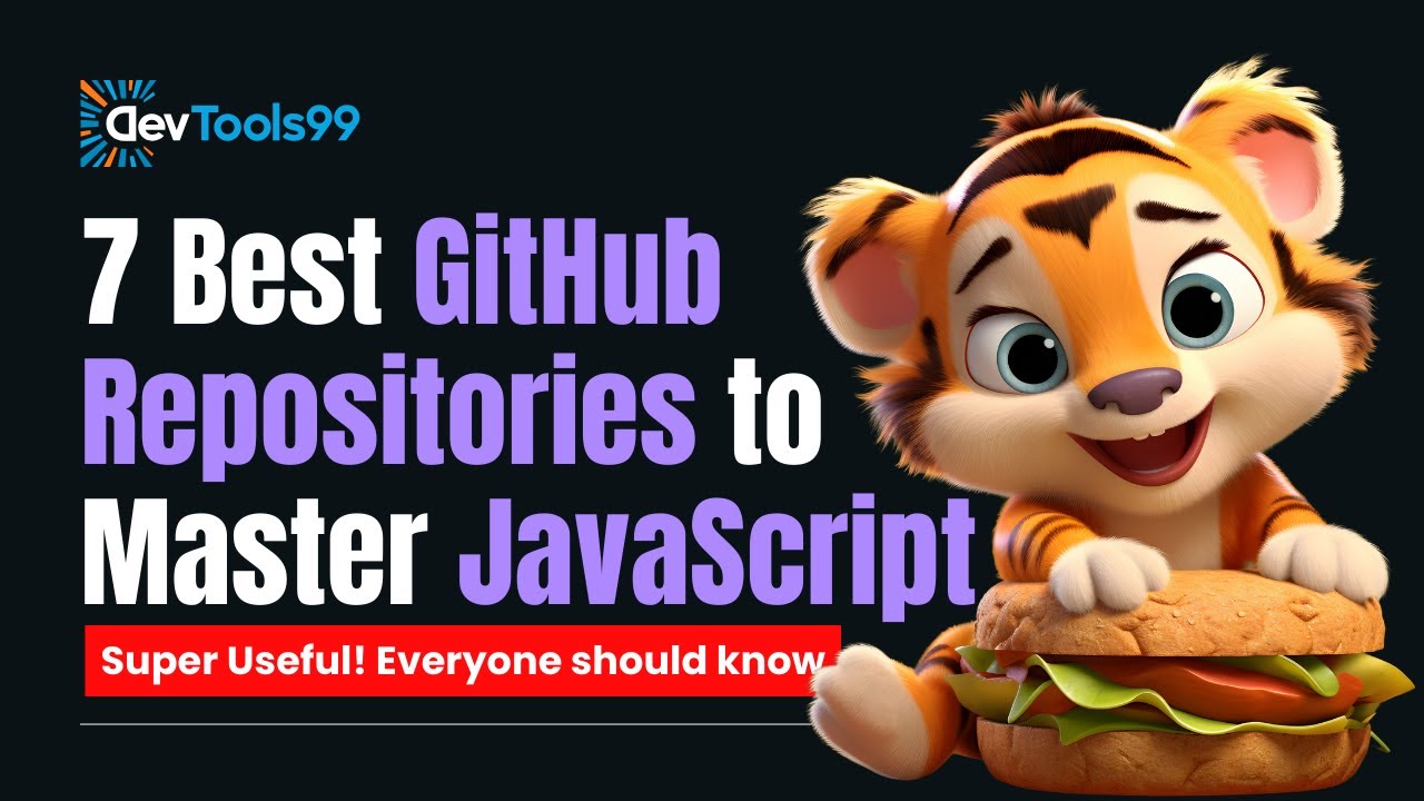 7 Best GitHub Repositories to Master JavaScript #devtools99 #github #repository #javascript #coding