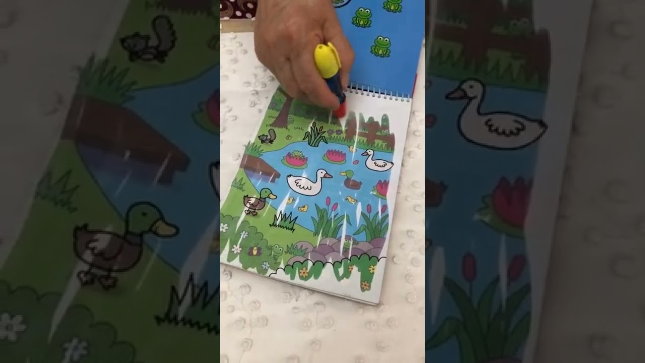 I BOUGHT A MAGICAL COLORING BOOK FROM THE MARKET! #shorts