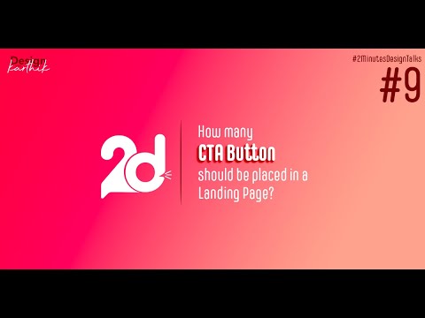 How many CTA (Call to Action) button you can include in a Landing Page?
