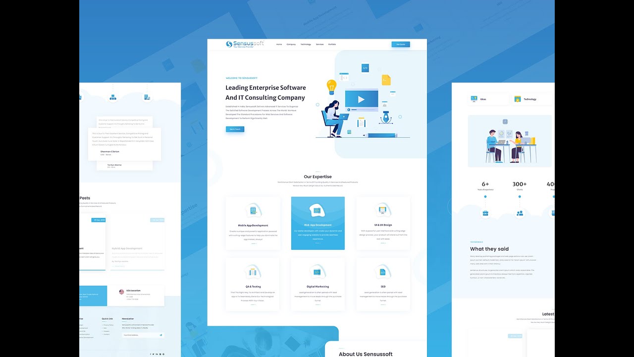 Sensussoft Software Private Limited Website Overview | | Sensussoft Software Pvt Ltd