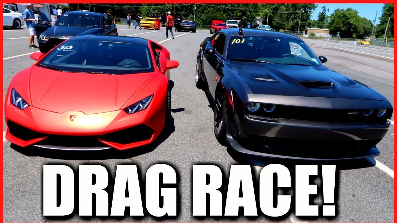 Lamborghini Huracan Drag Races Dodge Demon, Start Dictates Winner ...
