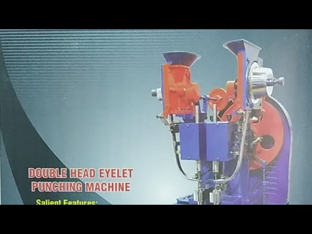 Eyelet Machine - Double Head File Eyelet Machine Manufacturer from New ...