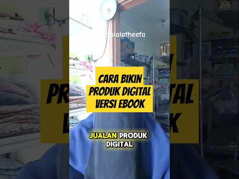 CARA BIKIN PRODUK DIGITAL VERSI EBOOK DI CANVA #produkdigital #digitalmarketing