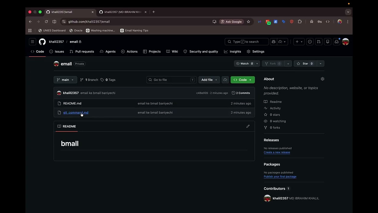 GitHub Masterclass: From Basics to Branching (With Examples) | MD Ibrahim Khalil