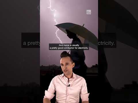 Are umbrellas safe to use in a thunderstorm? Here’s your answer.