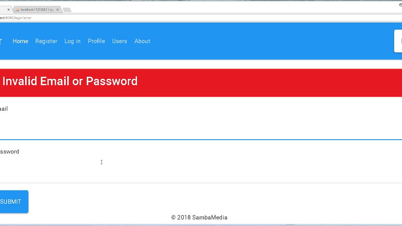 Springboot+Spring-Security |Full-Stack Web-App #10 Login  and Logout