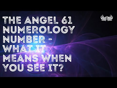 The Angel 61 Numerology Number 🌕 What It Means When You See It?