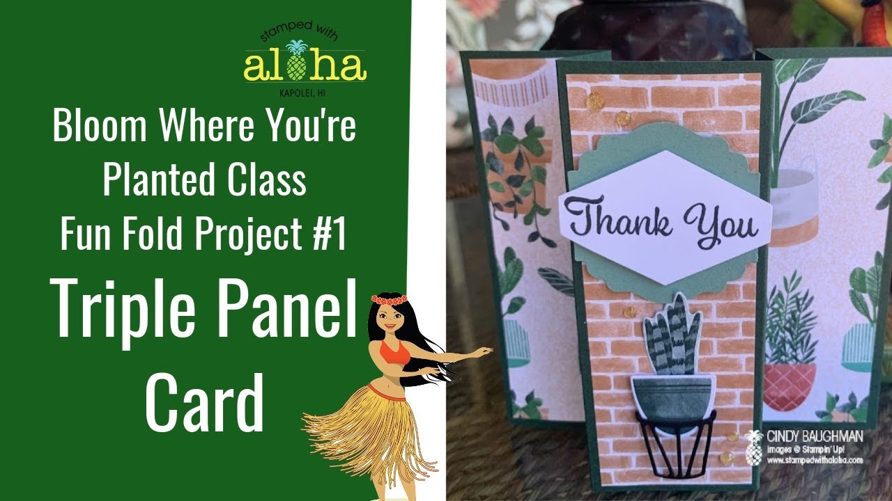 Triple Panel Fun Fold Card