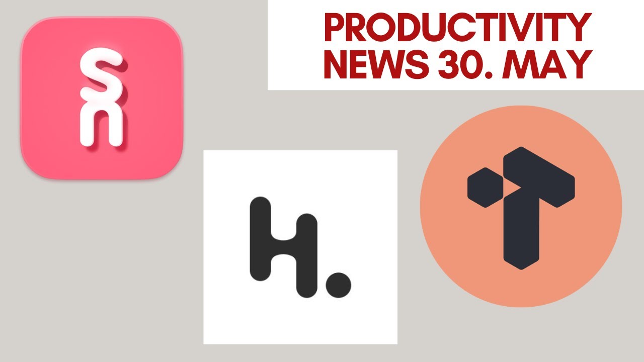 Tana pricing, supernotes 3.1 and Heptabase web clipper  - productivity news