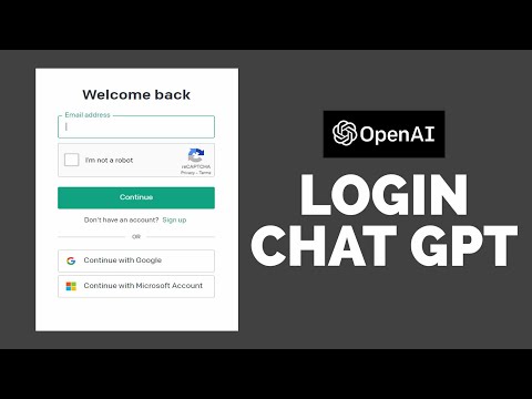 ChatGPT Login: How to Login Sign In Chat GPT Account?