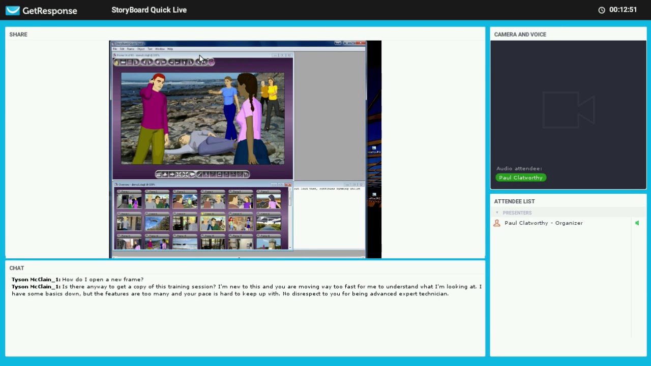 How to storyboard with StoryBoard Quick - walk thru- Archived Webinar
