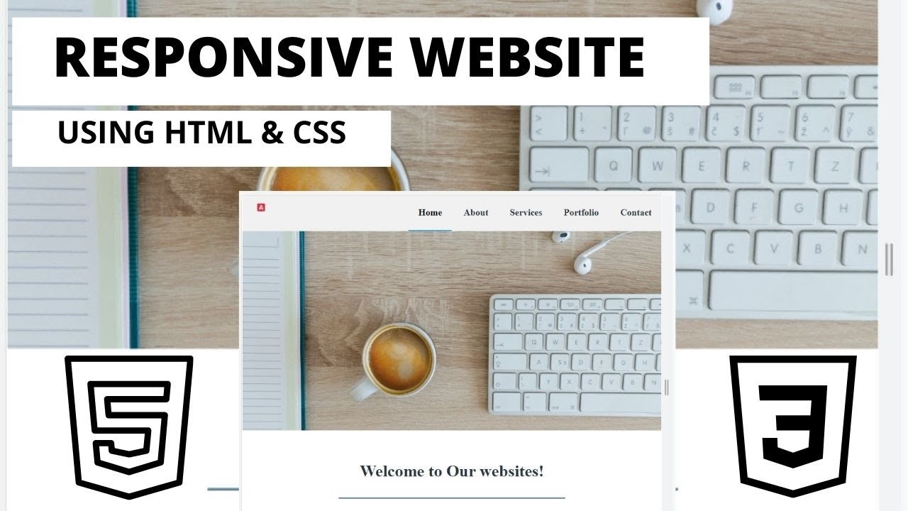 HTML & CSS Tutorial and Projects Course | Responsive Website Project  HTML & CSS Template | part-1