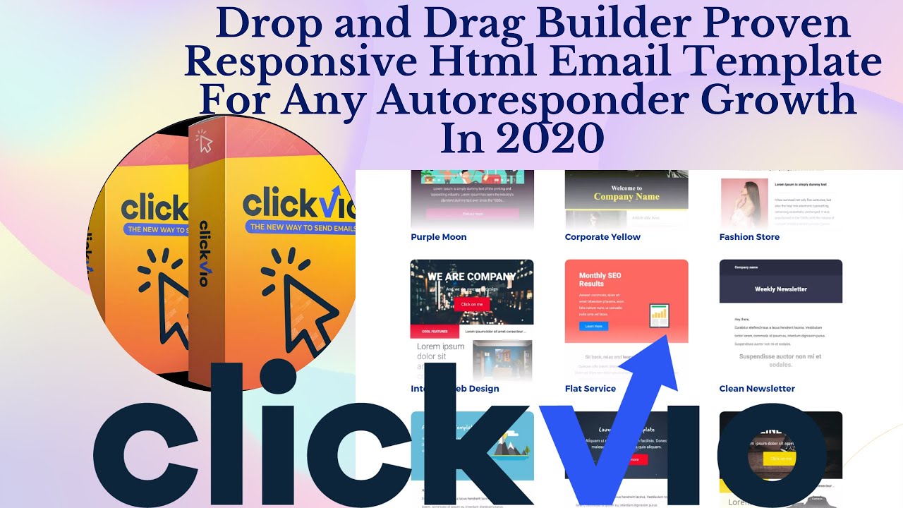 Best FREE Drop and Drag Builder Proven Responsive Html Email Template For Any Autoresponder Growth
