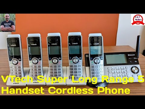 VTech Super Long Range 5 Handset Cordless Phone #cordless #phone #unboxing
