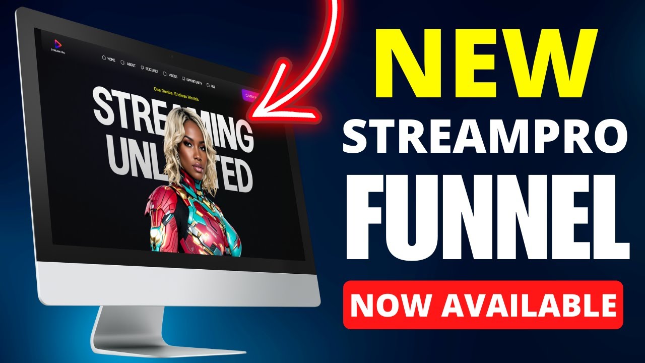 Stream Pro | New Stream Pro Funnel | QuikFunnelz