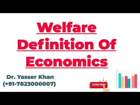 Welfare Definition Of Economics