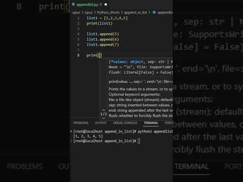 Append Items to List in Python