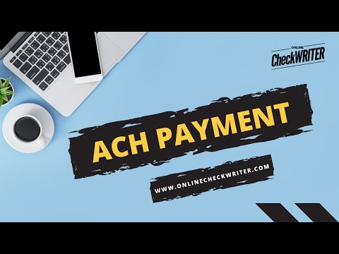 ACH Payment Same Day For Free | OnlineCheckWriter