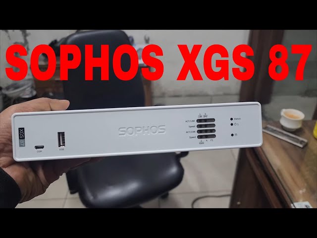 Sophos Firewall - Sophos XGS 87w Next-Gen Firewall Wholesaler from Vadodara