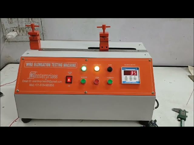 Elongation Testing Machine Manufacturer Delhi NCR - Manual Elongation ...