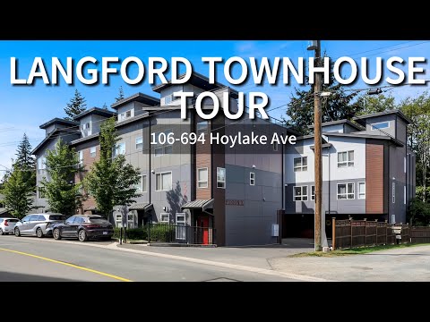 Modern Stylish Townhouse Tour in Langford BC