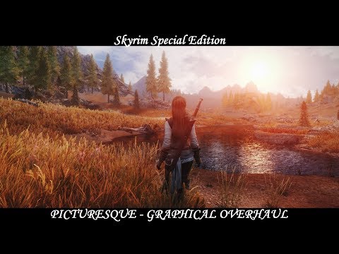 Skyrim SE - Picturesque Graphical Overhaul - Weathers Mod and ENB