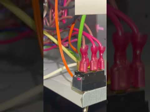 Beginning of the video, brown wire on top of the contactor, hoshizaki ice maker, simple fix