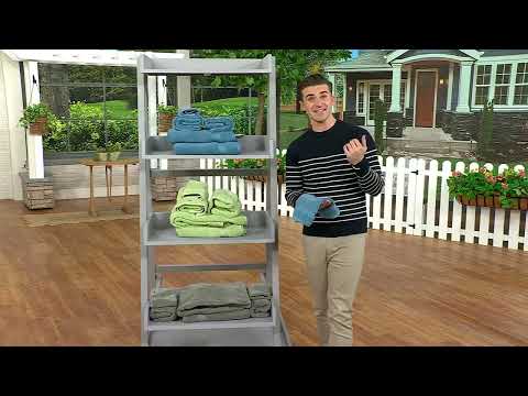 Home Reflections 6-pc Performance Towel Set on QVC