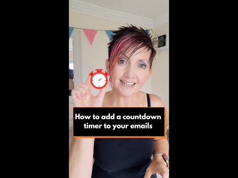 How to Add a Countdown Timer inside your emails 📧 ⏳ #shorts