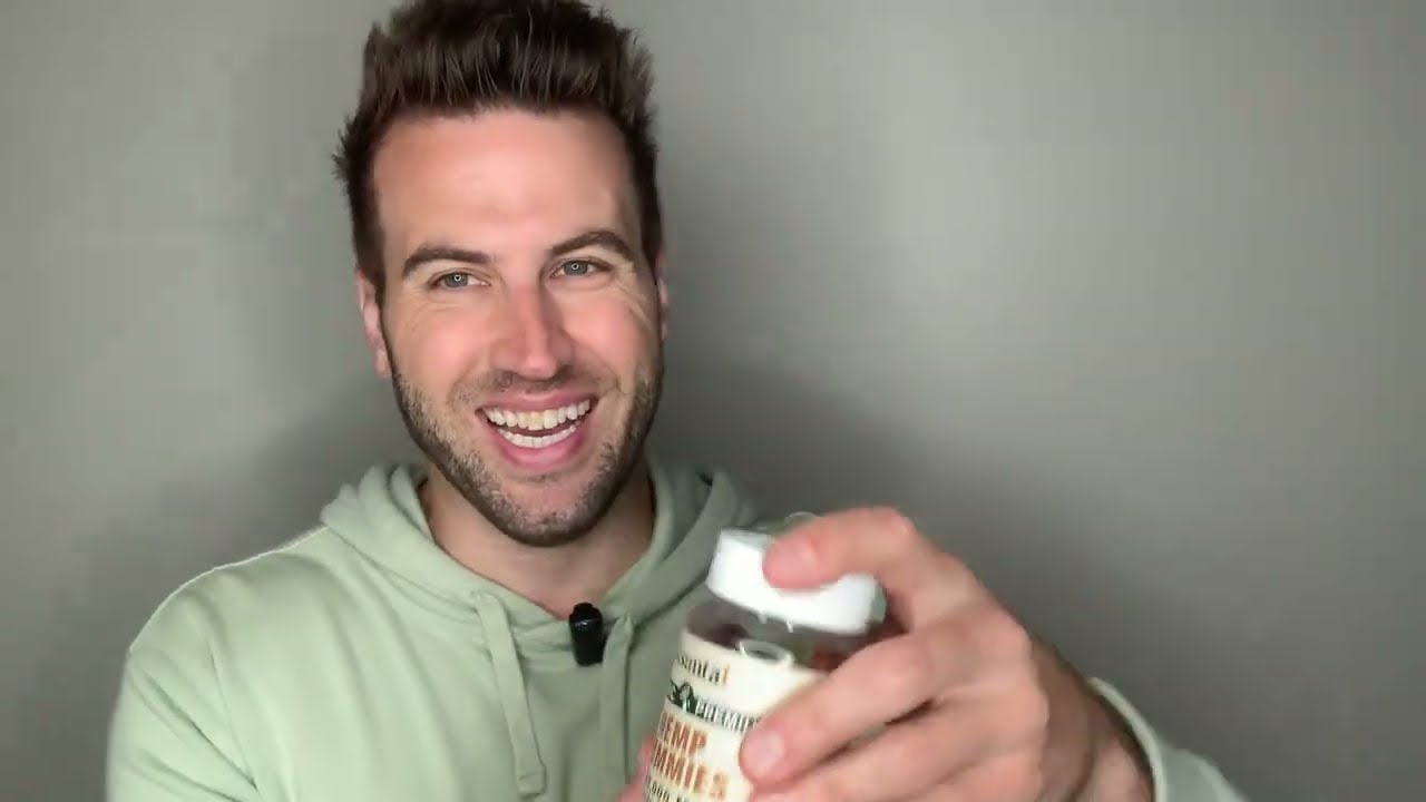 Natural Hemp Gummies Advanced Extra Strength Hemp Oil Extract Edible Gummy- Low Sugar Made in USA