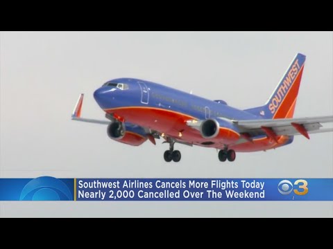 Southwest Airlines Cancels More Flights After Nearly 2,000 Cancelled Over The Weekend