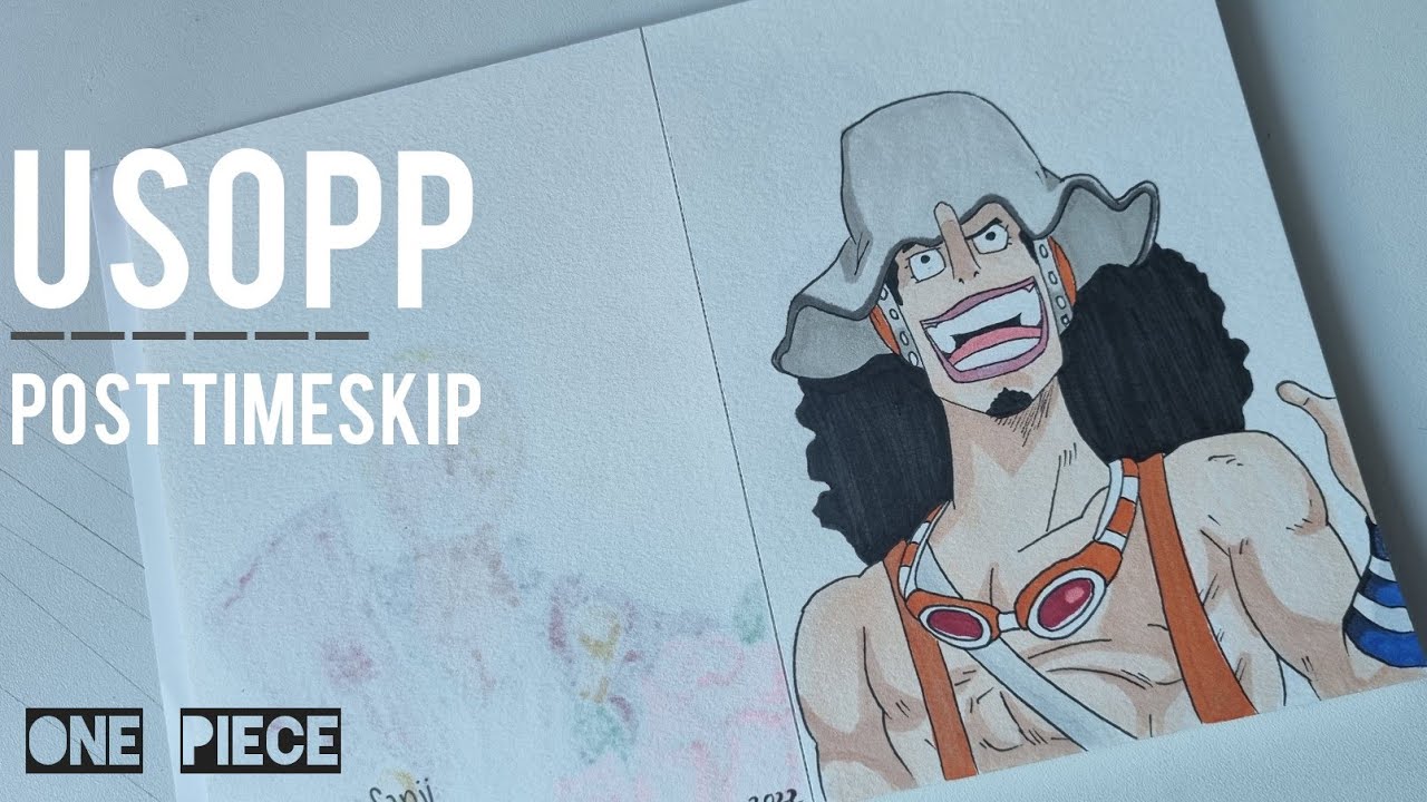 Speed Drawing usopp - post timeskip (one piece)