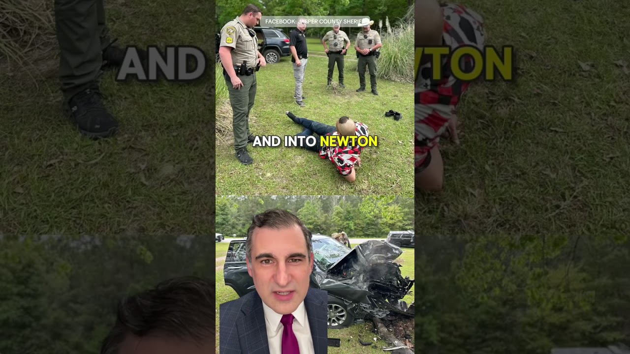 Suspect arrested after multi county chase ending in PIT maneuver in Jasper County