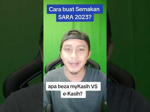 Cara semakan SARA 2023 bagi penerima STR 2023 yang layak