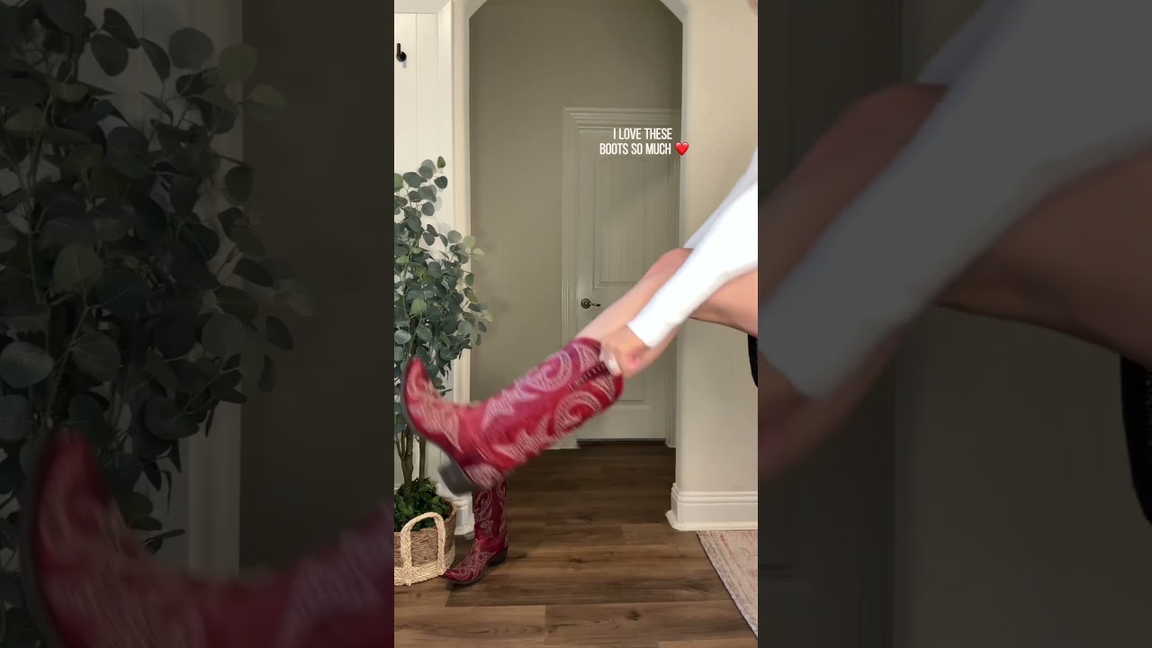 STYLING MY RED COWBOY BOOTS ❤️🤠