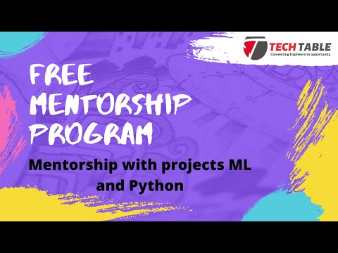 Free Mentorship Program TechTable - Machine Learning and Python